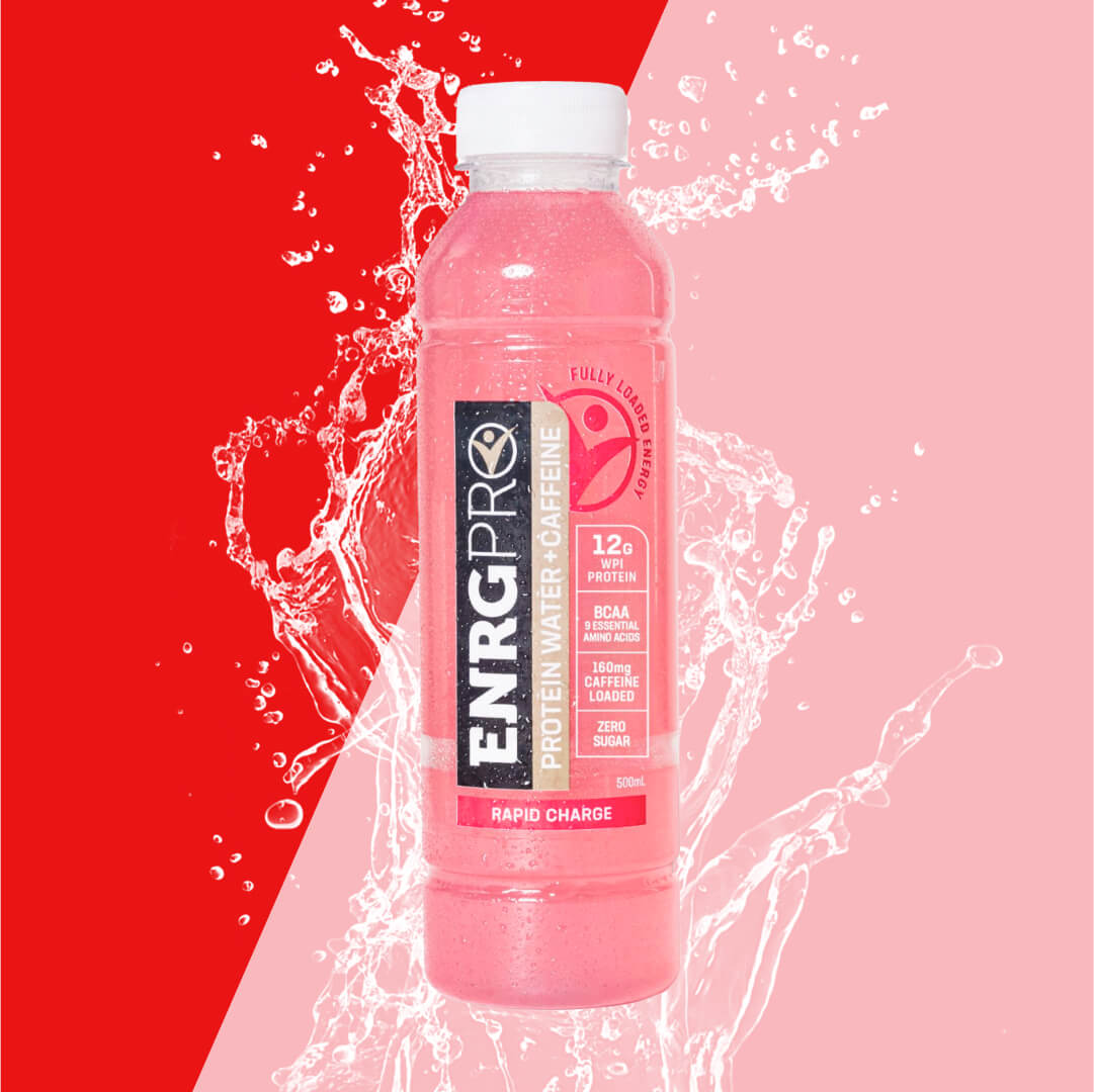 Rapid Charge Protein Water – 12g Protein, 160mg Caffeine – ENRGPRO
